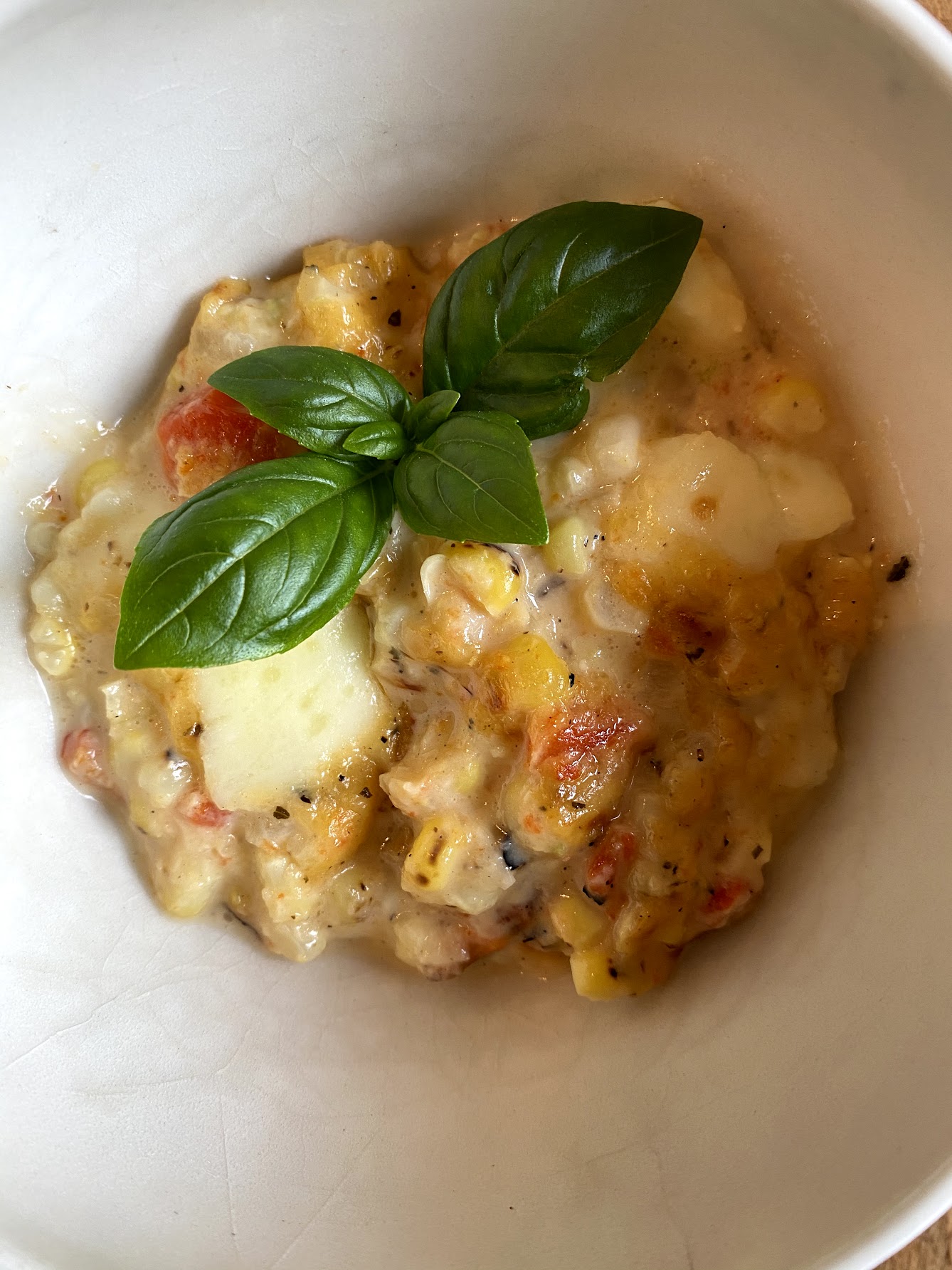 Summer Creamed Corn with Conebella Cheese Curds - Conebella Farm