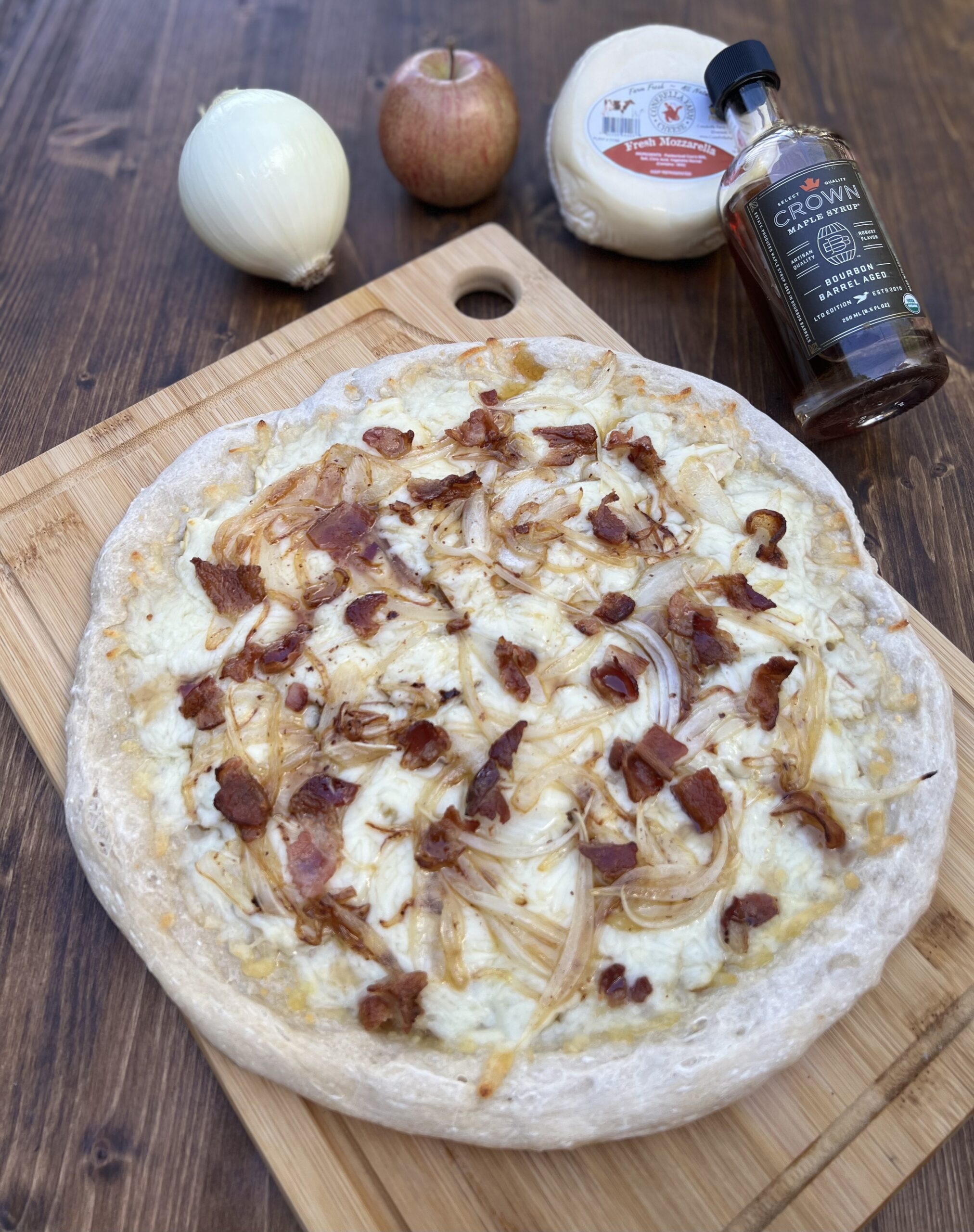 Maple Bacon Pizza - Conebella Farm